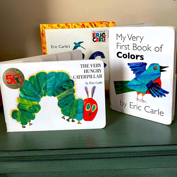 Eric Carle | Other | Eric Carle Set Of 3 Board Books Toddlerprek | Poshmark